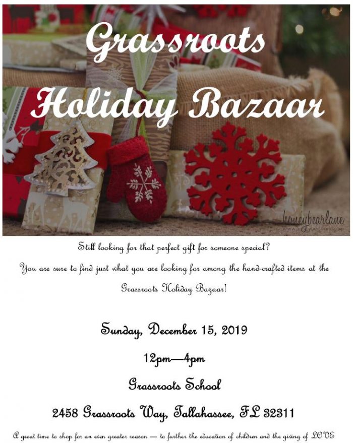 Holiday Bazaar 2019 – Grassroots School